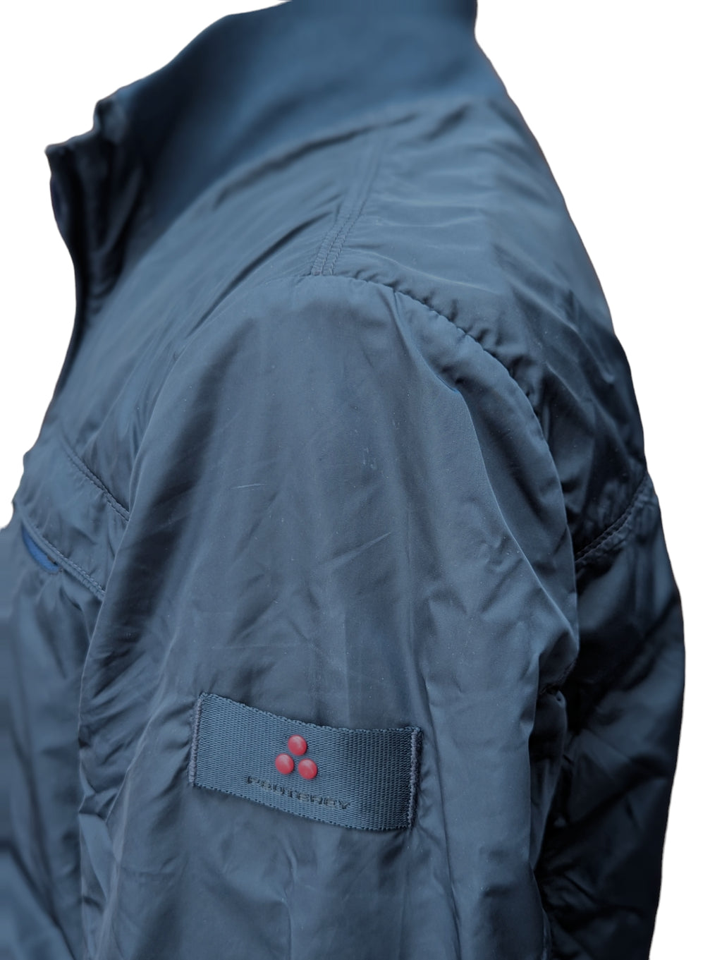 Peuterey Jacket M/L Light Shell Navy Blue Poliamide – eHABERDASHER