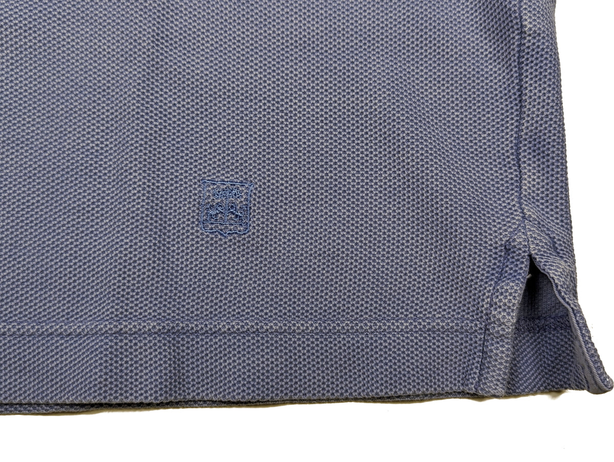 Corneliani Polo Shirt M Periwinkle Blue Cotton – eHABERDASHER