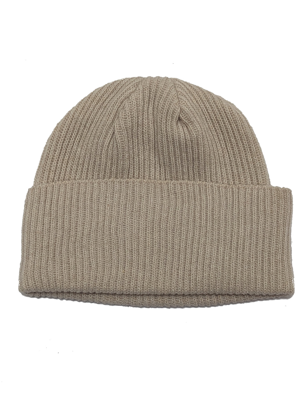 The Wardrobe Beanie Natural Beige Pure Scottish Ribbed Wool – eHABERDASHER