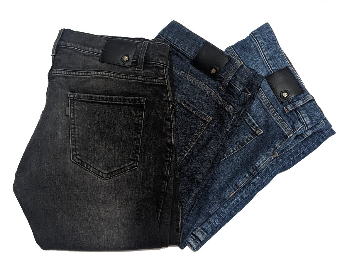 Zegna Jeans 33/34 Washed Dark Blue 5 pocket cotton/elastane Zegna Jeans 33/34 Washed Dark Blue 5 pocket cotton/elastane