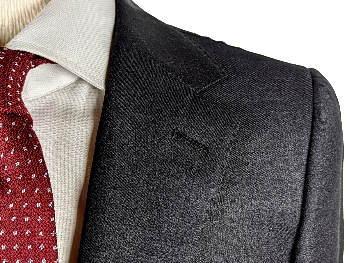 Benjamin Suit Charcoal Grey 2-Button Wool/Cashmere – eHABERDASHER