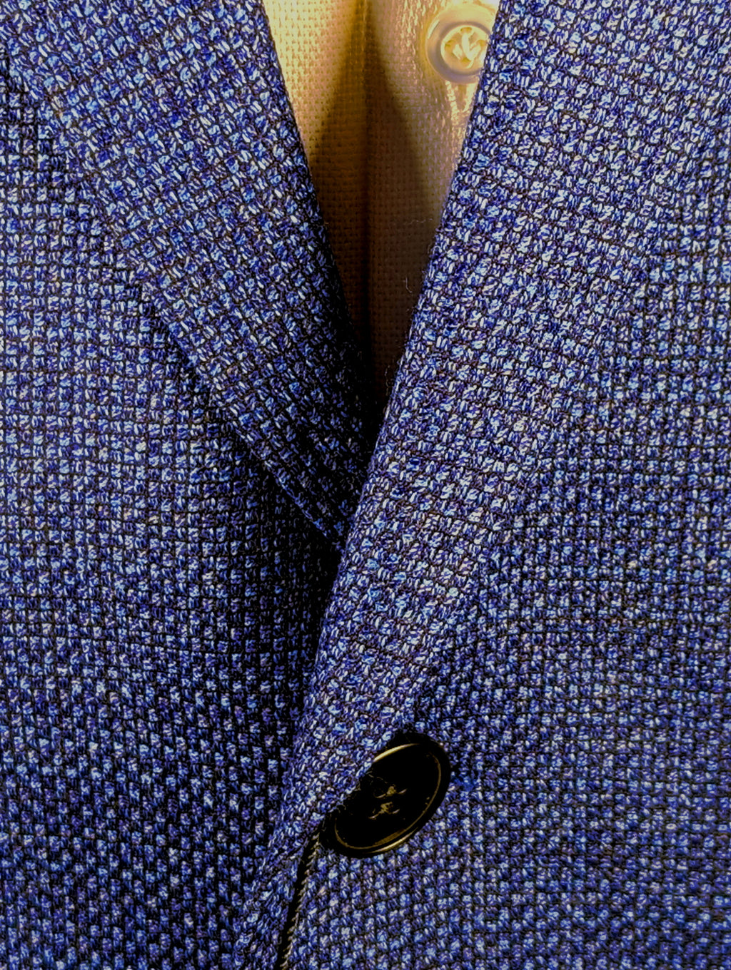 Benjamin Sport Coat French Blue Weave 2-button Soft Shoulder Wool ...