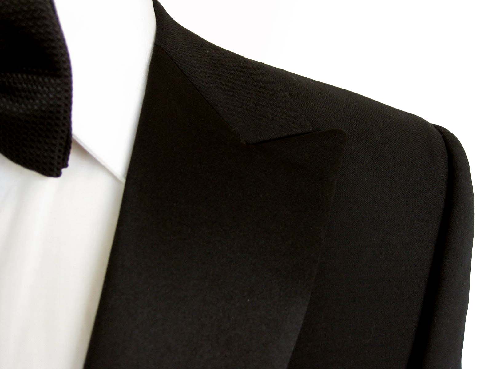 Benjamin Sartorial Tuxedo: Scala, Black, 1-button Scala model, supefin ...