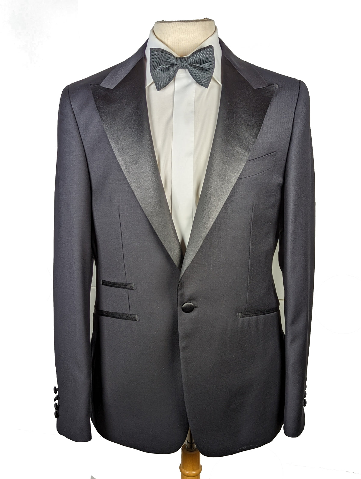 Benjamin Sample Tuxedo Black 1-button superfine wool/cashmere ...